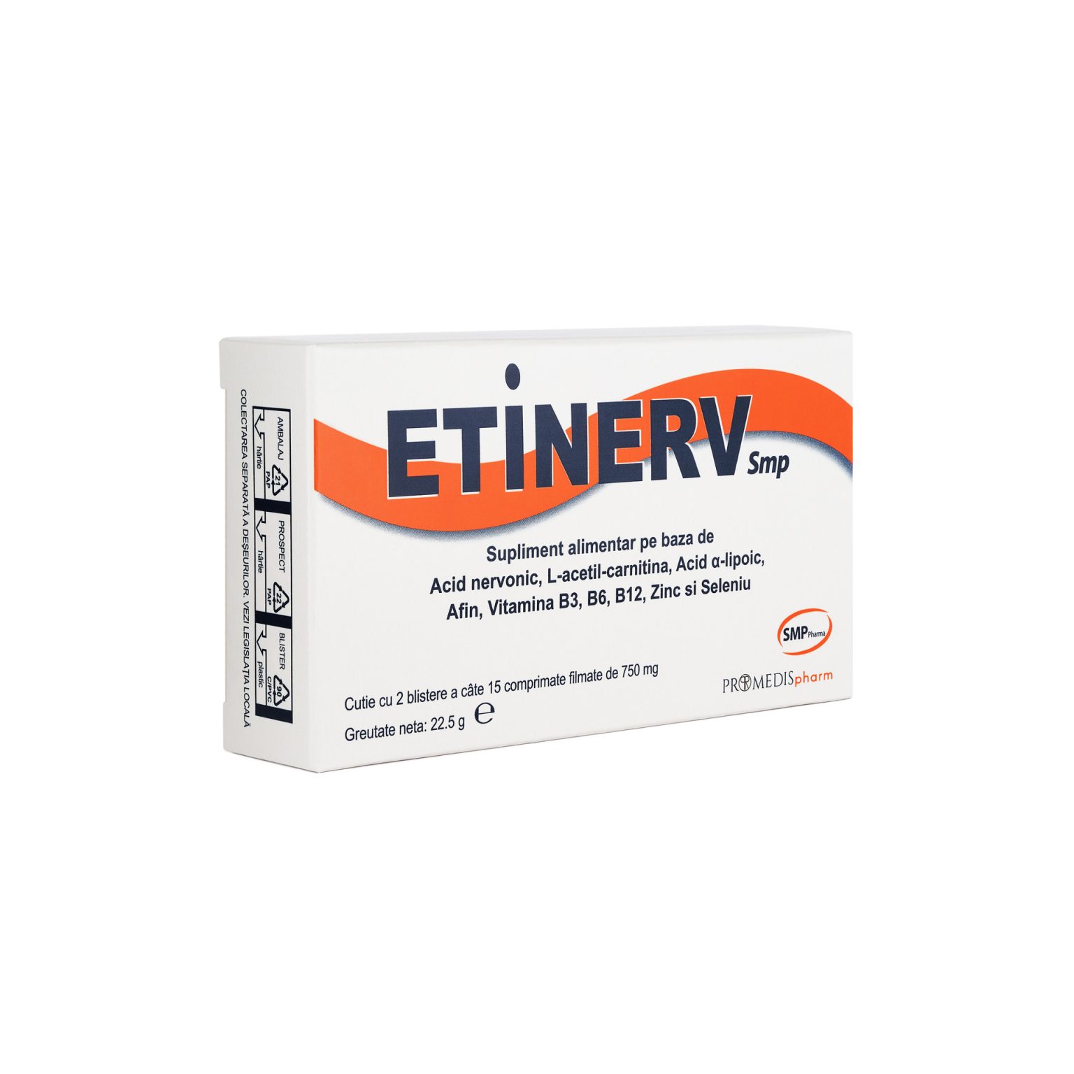 ETINERV 30 comprimate - Promedispharm.ro